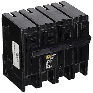 Square D - HOM2150 Homeline 150 Amp Four-Pole Circuit Breaker,
