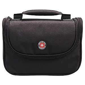 Schwinn Bike Handlebar Bag, Easy to Install, Front Bag Mounted Bicycle Accessories, Waterproof and Zippered, Black