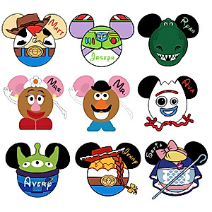 For Disney Cruise Magnet - Personalized Door Magnet toy Heads - 8 Pattern Choices Sheriff Buzz Bo Alien Rex etc.