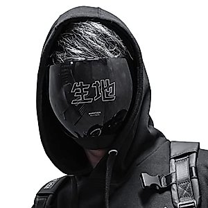 Fabric of the Universe Techwear Graphic Cyberpunk Face Shield Protection Goggle (KJ-05)