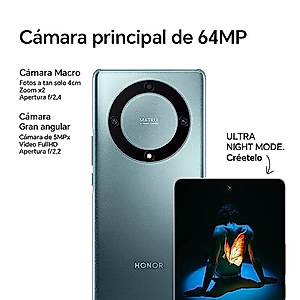 Honor Magic5 Lite Dual-SIM 256GB ROM + 8GB RAM (Only GSM | No CDMA) Factory Unlocked 5G Smartphone (Midnight Black) - International Version