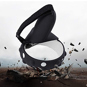 NANW Touch Controller Grip Cover Compatible with Oculus Quest 2, Handle Elastic Knuckle Silicone Straps Protective Skin Case Anti-Throw Handle Protective Sleeve for Quest 2-Black