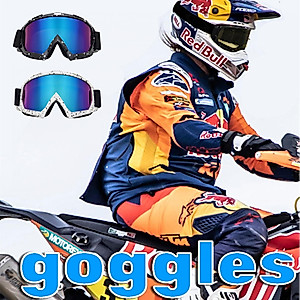 OSTF Ski Goggles for Snow Sports, Shockproof, Windproof, Safety Snowboard Protective Goggles for Men Women and Youth