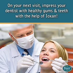 Baar Products - Ioxan Herbal Gum Massage - Oral Hygiene, Dental Health - Mouthwash, Liquid Toothpaste - Sodium Chloride, Calcium Chloride, Peppermint Oil - Relief, Circulation, Stimulation - 4 oz