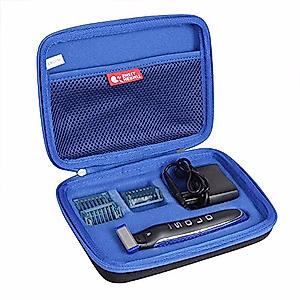 Hermitshell Hard Travel Case for Micro Touch SOLO Men's Rechargeable Full Body Hair Trimmer (Only Case)