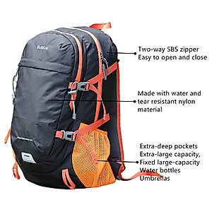 SUBEIXI Lightweight Packable Travel Hiking Backpack Daypack,40L Foldable Camping Backpack,Ultralight Outdoor Sport Backpack