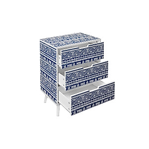 FurSch Farmhouse 3 Drawer Dresser for Storage,Boho Chest of Drawer,Wood Dresser with Drawers for Bedroom Living Room