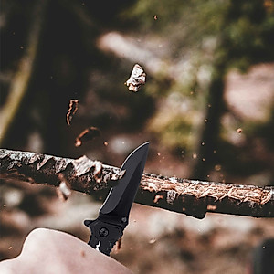 Personalized Tactical Folding Pocket Knife Gadgets Camping Gifts for Dad with Window Glass Breaker,Seatbelt Cutter,Father's Day/Birthday/Valentine's Day for Dad,Husband Gift From Daughter/Son/Wife