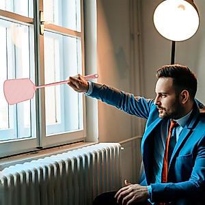 Generic Long Handle Fly Swatter - insectt Swatters | insectt pestt Control Swatters | Multi-Functional Fly Catcher | Indoor Flyswatter Long | Fly Swatters for Home Indoor Outdoor Classroom