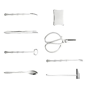 UPKOCH 2sets8pcs Peel Eating Mallet Shrimp Seafood Claw Nut Steel Crab Scissor Legs Tool Accessories Kitchen Storage with Case Utensils Tools Crackers Lobster Leg Picks Shell