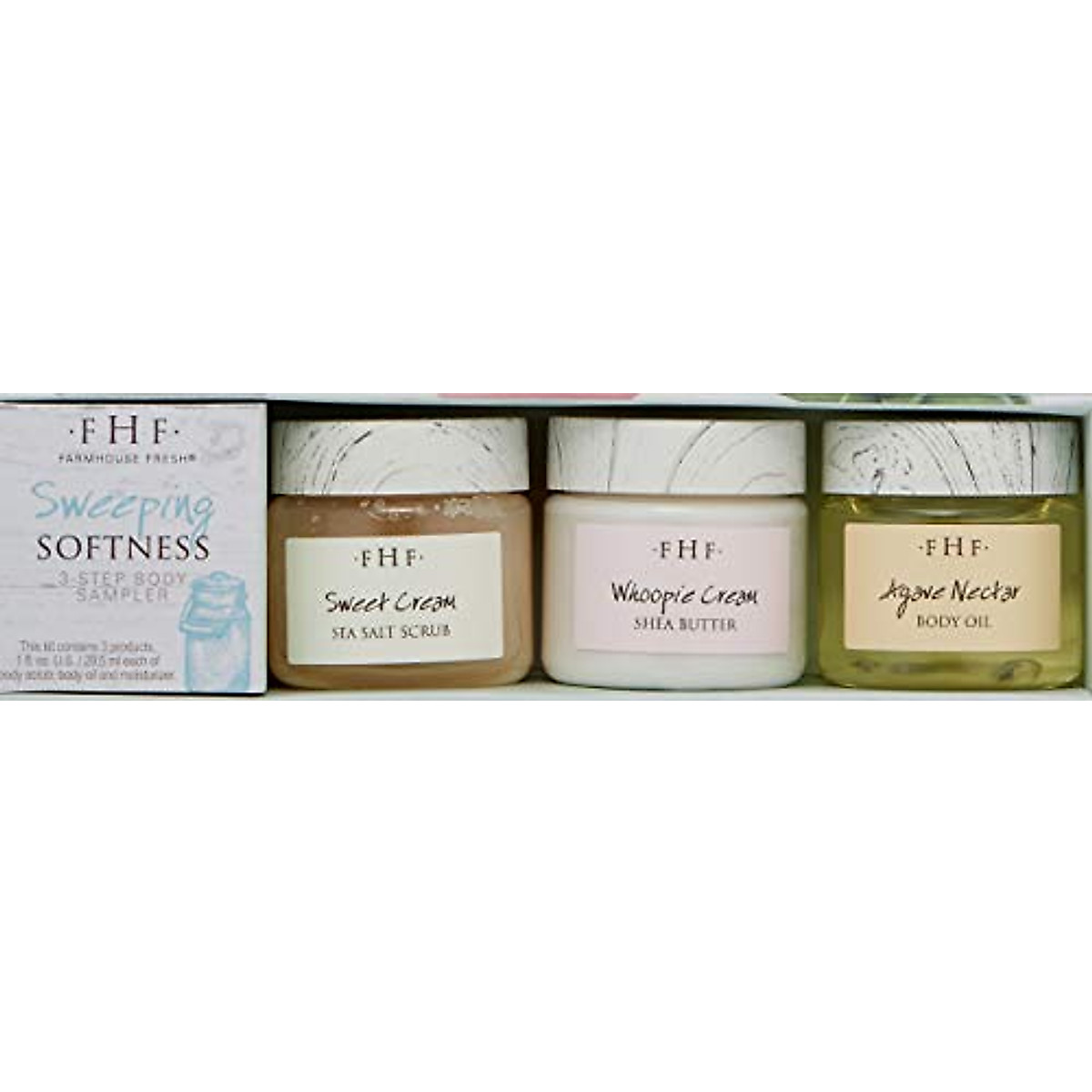 FarmHouse Fresh Sweeping Softness 3-Step Body Sampler, 3 Count