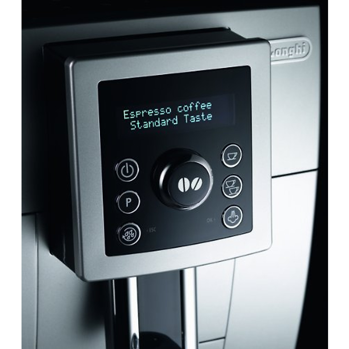 DeLonghi Compact Automatic Cappuccino, Latte and Espresso Machine, Silver