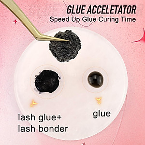 EMEDA Lash Bonder for Eyelash Extensions, Not Adhesive, Glue Accelerator for lash Extensions, Sealer Adhesive, Speed up Drying Time,Add Glue Elasticity,Lock in Fume(15ml Super Bonder Sealant)