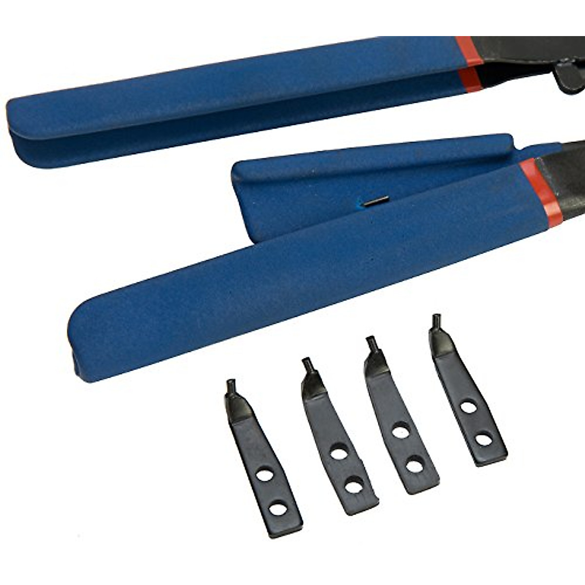 8MILELAKE 16 Inches Heavy Duty Snap-Ring Pliers External and Internal Pliers, Straight, 45°, 90° Tips