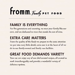 Fromm Four-Star Nutritionals Salmon Tunachovy Cat Food - Premium Dry Cat Food - Salmon Recipe - 10 lb