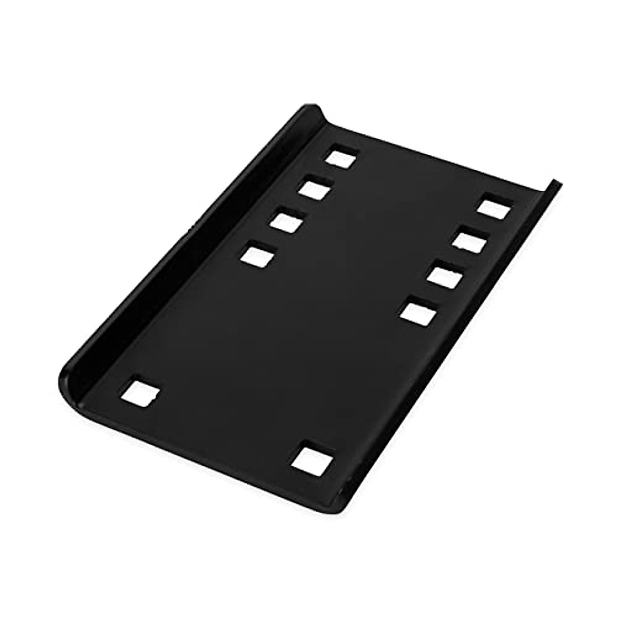 Camco Trailer Tongue Jack Bolt-On Relocation Kit | Allows for Easy Trailer Relocation | Provides Ample Tailgate Clearance Without Obstruction | for 3-Bolt & A-Frame Style Tongue Jacks (50015), Black