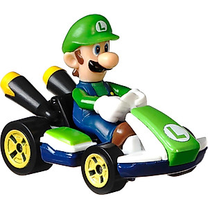 Hot Wheels Mario Kart Luigi 1:64 Die-Cast Kart