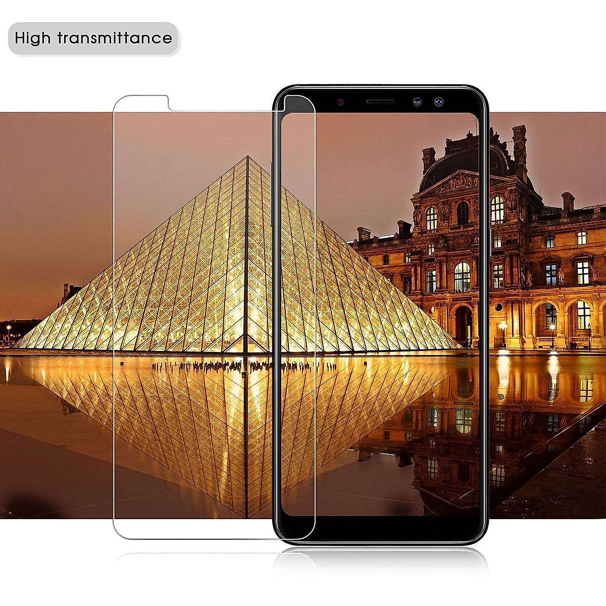 KJYFOANI for Doogee V20 Pro Case with 2 x Tempered Glass Screen Protector, Transparent Shockproof Solf Silicone Protection Case for Doogee V20 Pro, Case for Women Men, (6.43") - Rose Flower