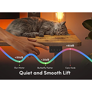 FEZIBO Electric Standing Desk, 40 x 24 Inches Height Adjustable Stand up Desk, Sit Stand Home Office Desk, Computer Desk, Black