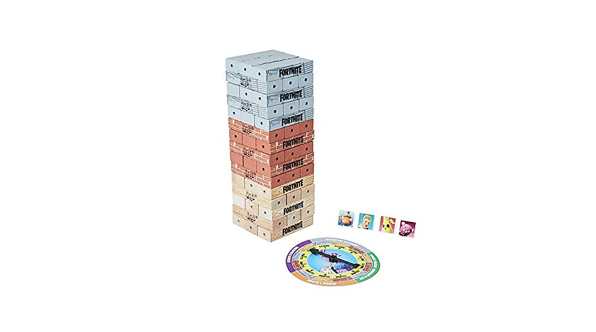 Hasbro Gaming Jenga: Fortnite Edition Game, Wooden Block Stacking Tower ...