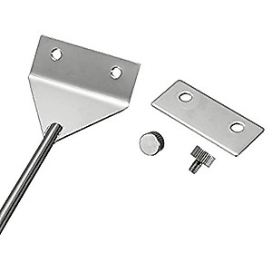 MiguCo Stainless Steel Algae Scraper Cleaner with 10 Blades for Aquarium Fish Plant Glass Tank