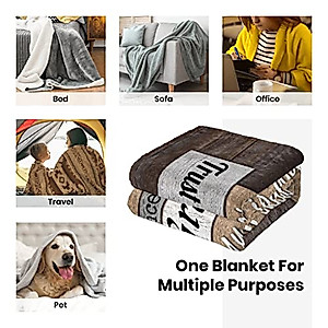 Christian Gifts for Women - Religious Gifts for Women Men - Inspirational Gifts for Women - Mothers Day Fathers Day Bible Verse Gifts Christmas from Daughter Son, Throw Blankets 60x50 Inch