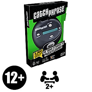 Hasbro Gaming Catch Phrase Game, Handheld Electronic Games, Ages 12 and Up