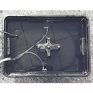 HORTIPOTS Aeroponic Clone Machine 24 site with Oxygen Add-up Air Diffusing Bubbler Kit and Extra 2 inch Neoprene Clone Collars Pack of 72