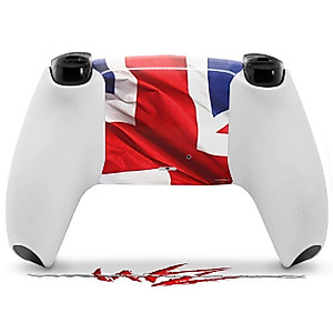 WraptorSkinz Skin Wrap compatible with Sony PS5 DualSense Controller Union Jack 01 (CONTROLLER NOT INCLUDED)