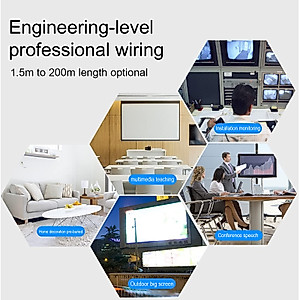 Fuwaderp HDMI Cable 100 ft/Fiber Optical High Speed 18Gbps UHD 4K HDMI Cable/Support 4K@60Hz,4:4:4,HDCP2.2,HDR10,ARC,3D,Dolby Vision,HEC,One Direction