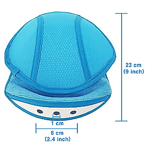 3PCS Hard Hat Cap Insert Liner Sweatband Helmets Cooling Pad Safety Head Protection Air Mesh Microfiber Soft Cotton Sweat Absorber Cool Ventilation