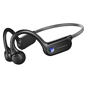 Pinetree Bone Conduction Headphones, Sport Open Ear Headphones Bluetooth,Wireless Lightweight Running Headphones with Mic Sweat Resistant Headset for Hiking, Driving, Cycling(Gray)