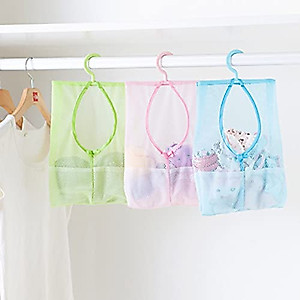 Wall Hanging Clothes Laundry Bag Mesh Organizer Sundries Toy Pouch