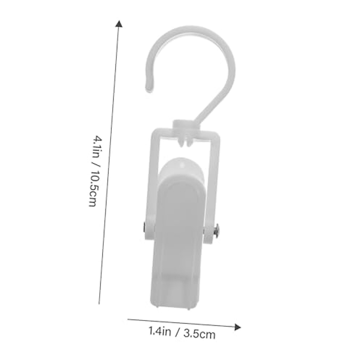 GETAJGHSD 20pcs Towel Clip Kitchen Office Hook Clip with Hooks Drying Hook Simple Laundry Hanger Clip Laundry Clips for Drying Clips Laundry Hooks Clothes Hangers Hooks Clip Plastic White