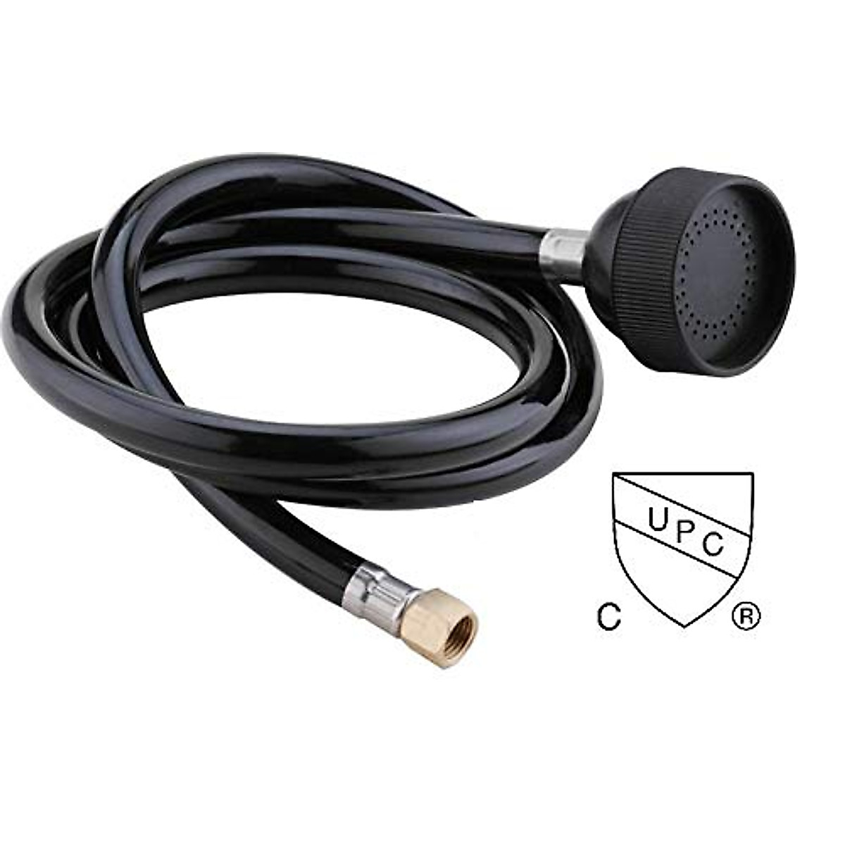 Shampoo UPC Certified Bowl Sprayer Head Black Rubber Hose For Salon Beauty Equipment Spa Barber Shop