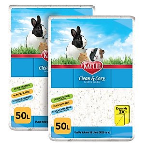 Kaytee Clean & Cozy White Paper Bedding 100 Liters