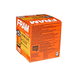FRAM Extra Guard PH2, 10K Mile Change Automotive Replacement Interval Spin-On Engine Oil Filter for Select Vehicle Models