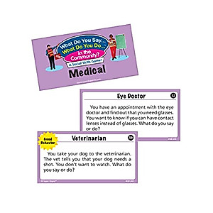 Super Duper Publications | What Do You Say... What Do You Do...® in The Community? Social Skills Board Game | 1-6 Players, Ages 5-12
