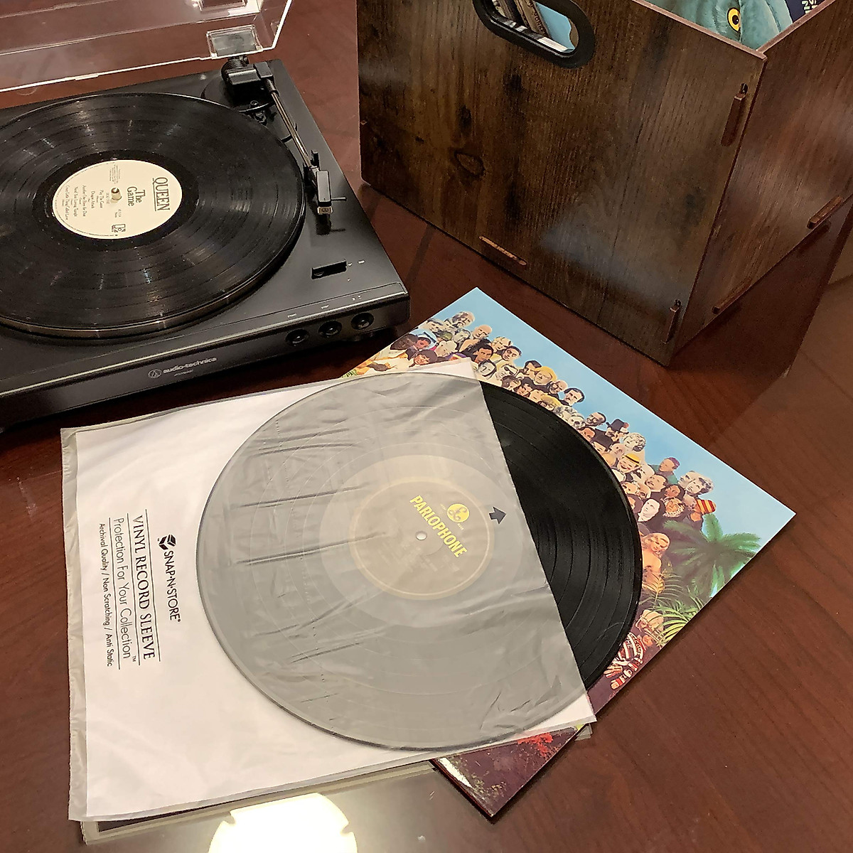 Snap-N-Store Vinyl Records Sleeves, Pack of 25 (SNS02073)