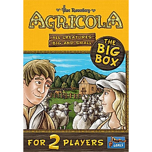 Agricola All Creatures Big and Small The Big Box | Farming Game | Strategy Game for Adults and Kids | Family Board Game | Ages 10+ | 2 Players | Average Playtime 30 Minutes | Made by Lookout Games