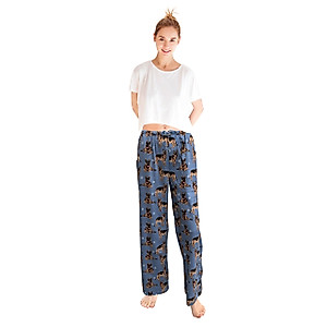 Collections Etc E & S Imports Women's German Shepherd Dog Lounge Pants- Dog Pajama Pants Bottoms - X-Large