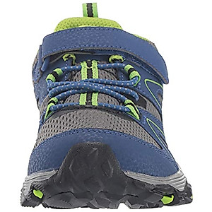 Merrell Trail Quest Hiking Sneaker, Blue/Green, 3 US Unisex Big Kid
