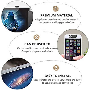 SOLUSTRE Pc Accessories 3pcs Webcam Cover, Camera Web Camera Cover for Laptop Laptop Web Camera Cover Camera Cover for Computer Cover Slide Compatible Laptop Accessories