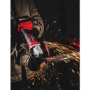 AVID POWER Cordless Angle Grinder with 4-pole Motor, 20V Cordless Grinders Tools w/4.0A Battery & Fast Charger, 4-1/2 Inch Grinding Wheels, Cutting Wheels, Flap Discs and Adjustable Auxiliary Handle