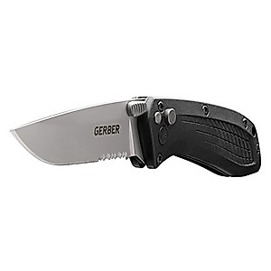 GERBER GEAR US-Assist Assisted Opening Everyday Carry Pocket Knife - 420HC Steel - Serrated Edge [30-001294]