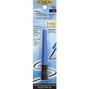 L'Oreal Paris Telescopic Precision Liquid Waterproof Eyeliner, Black