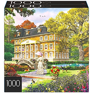 2-Pack of 1000-Piece Jigsaw Puzzles, Pine Cabin & Summer Estate | Puzzles for Adults and Kids Ages 8+, Amazon Exclusive