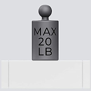 Fytz Design 3-Piece Set of Modern White Floating Shelves - Perfect for Living Room, Bedroom, Bathroom, Kitchen, and Office - M