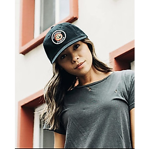 AMERICAN NEEDLE Hanshin Tigers League Japanese Nippon Baseball Adjustable Dad Hat, Hepcat, Black (43870A-HTI-BLK)