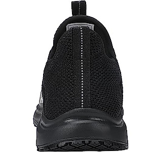 OXOMOCA Non Slip Shoes for Men Kitchen Chef Slip Resistant Shoes Lightweight Comfortable Food Service Shoes Restaurant Slip Resistant Work Shoes Footwear Black